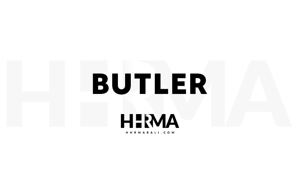 Hospitality Butler job vacancies 2025 - HHRMA Bali